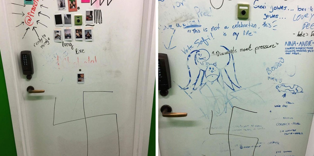 Students Wake Up To Doors Vandalized With Swastikas At Kerrey Hall ...